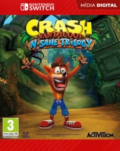 Crash Bandicoot N. Sane Trilogy - Nintendo Switch - Mídia Digital ...