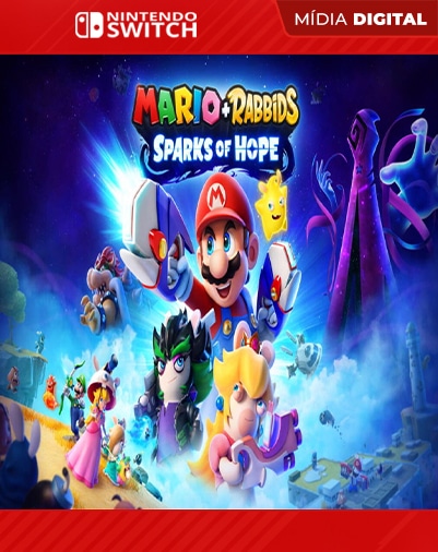 MARIO + RABBIDS SPARKS OF HOPE - Nintendo Switch - Mídia Digital ...